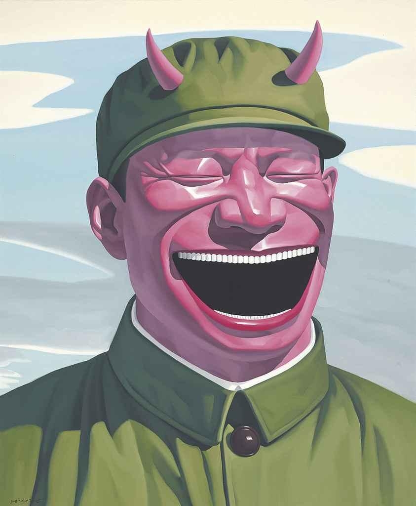 Yue Minjun | FREE AT LEISURE NO. 11 (2004) | MutualArt