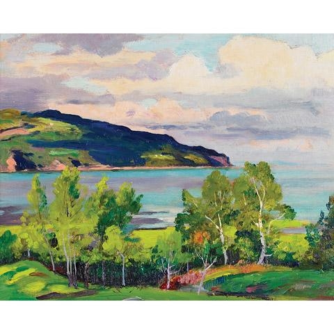 Robert Pilot | Lakeside Landscape | MutualArt