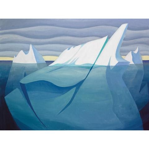 Doris McCarthy | Iceberg and the Aurora (1997) | MutualArt