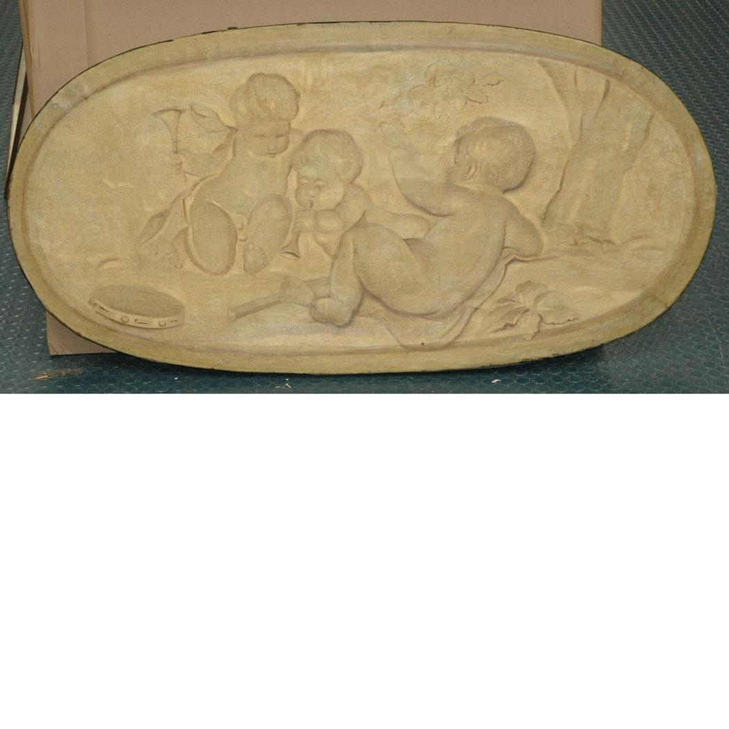 Piat-Joseph Sauvage | Three Putti with Musical Instruments | MutualArt