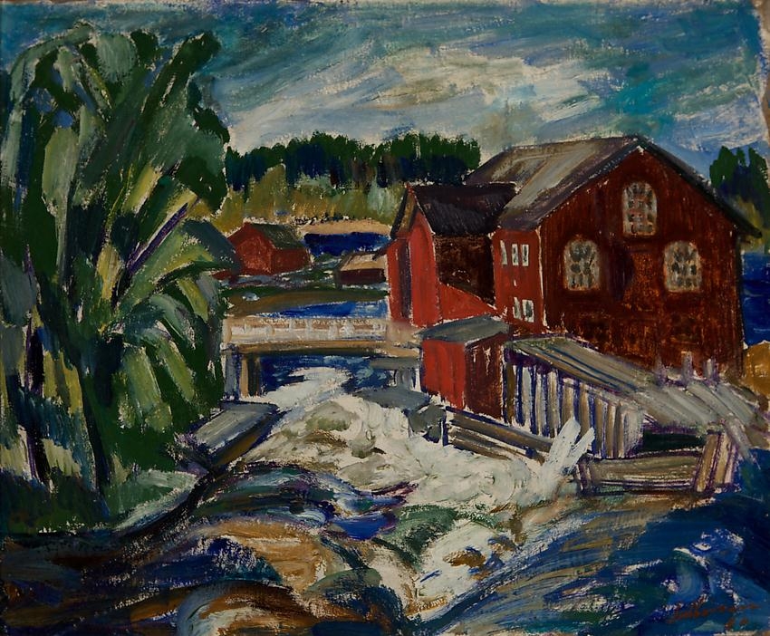 Tyko Sallinen | Ironworks (1920) | MutualArt