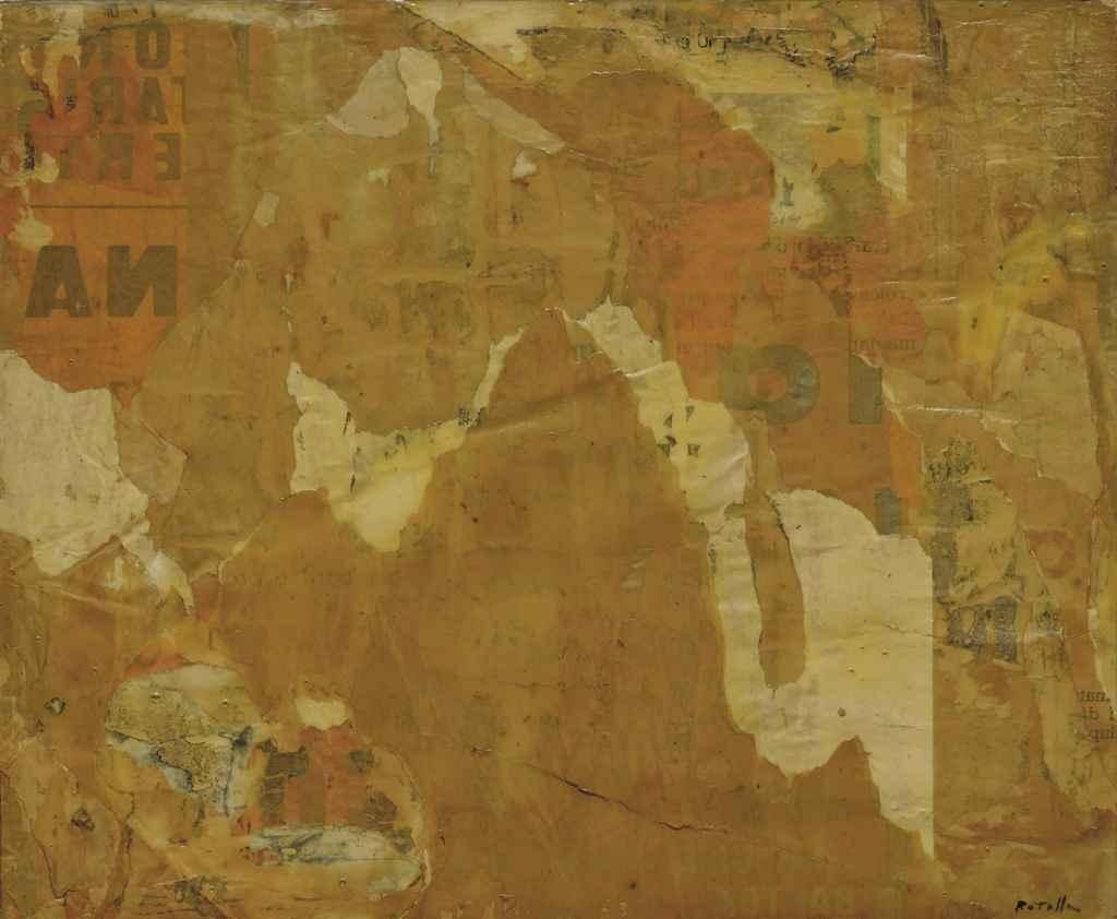 Mimmo Rotella | Cleopatra (1973) | MutualArt