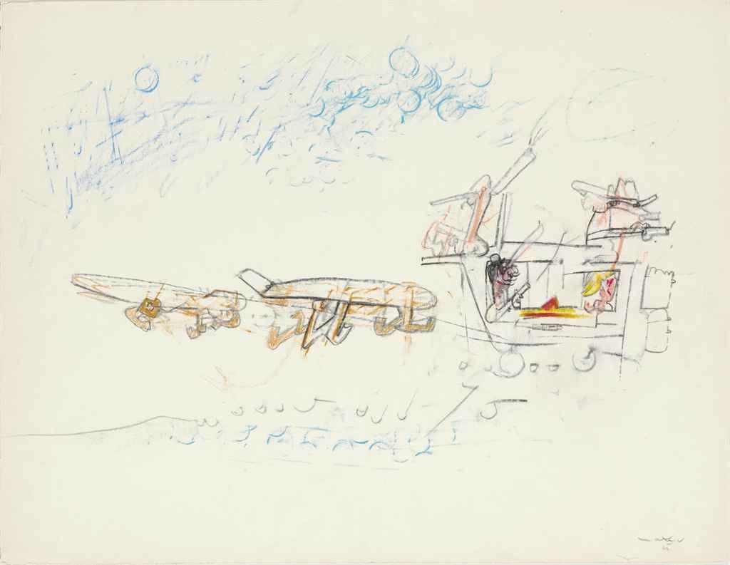 Roberto Matta | Untitled (Wild West) (1962) | MutualArt