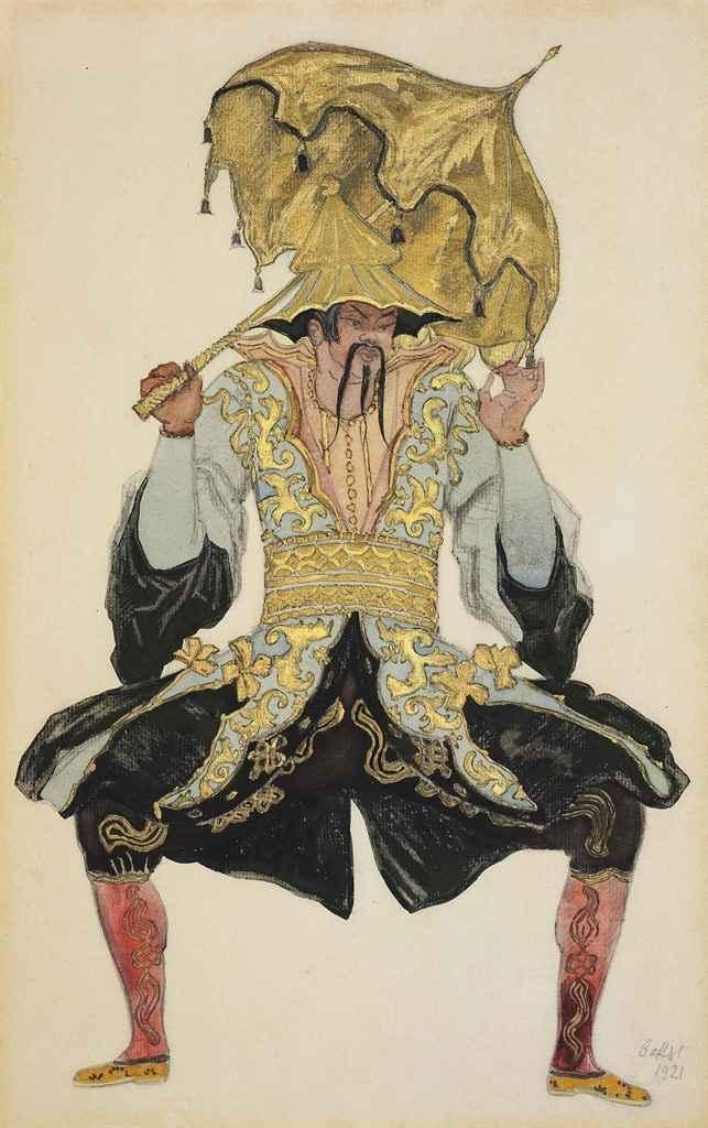 Leon Bakst | Costume design for Sleeping Beauty: The Chinese Mandarin ...