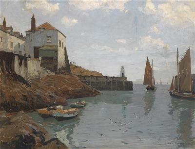Claus Bergen | Harbor Scene | MutualArt