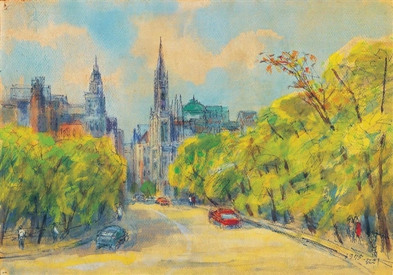 Lee Tze-Fan | Street Scenery (1975) | MutualArt