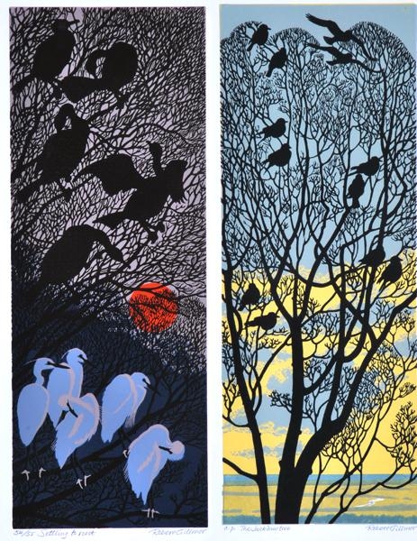 Robert Gillmor | Settling to Roost; The Jackdaw Tree | MutualArt