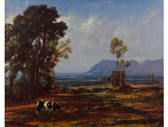 Edward Roworth | The Constantia Valley Looking Towards False Bay ...