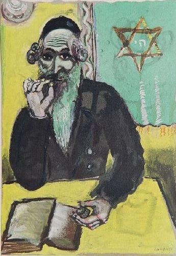 Marc Chagall | A Rabbi | MutualArt