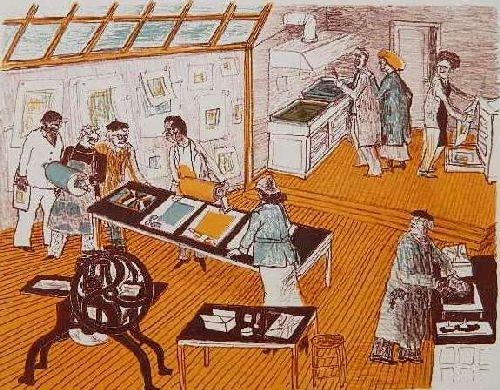 Warrington Colescott | History of Printmaking: Hayter Discovers ...