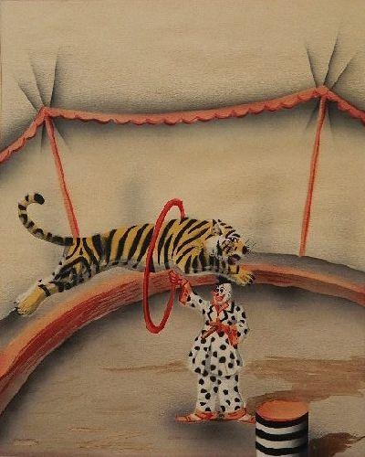 Shirrell Graves | Circus Scenes: 2 Works | MutualArt
