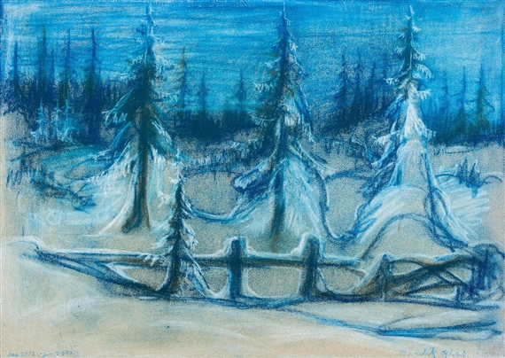 Bendik Riis | Vinter (1953) | MutualArt