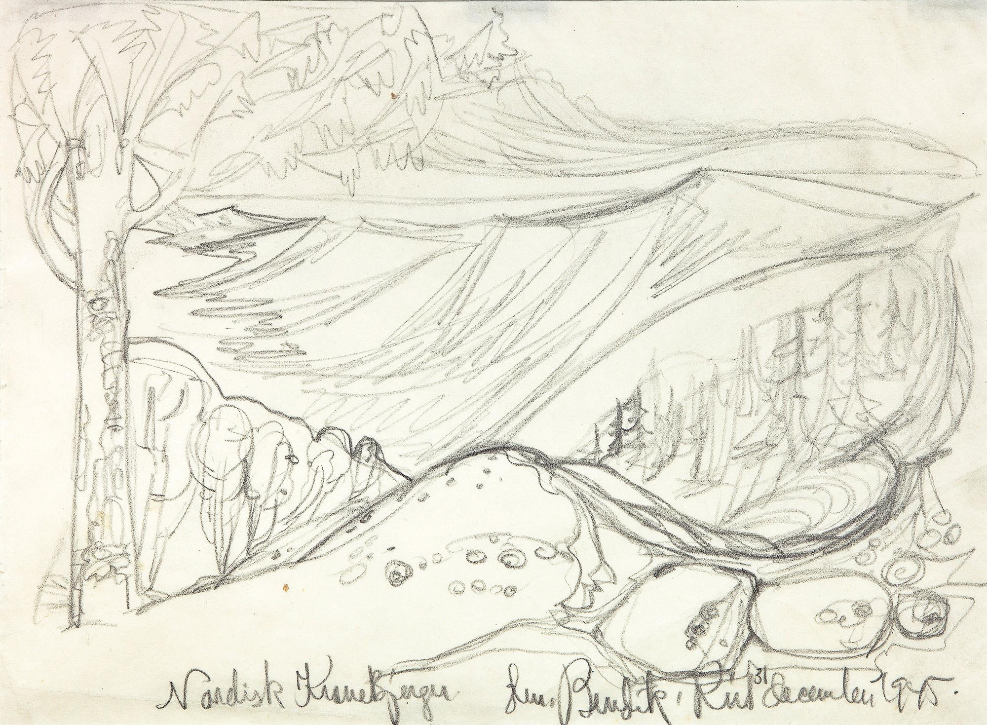 Bendik Riis | Nordisk KroneBjerge (1945) | MutualArt