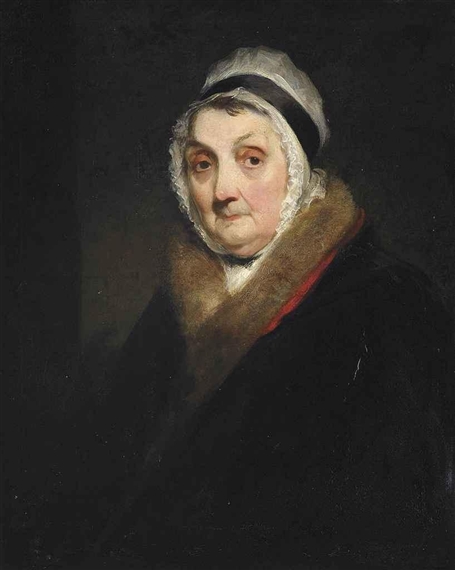William Owen | Portrait of a lady, traditionally identified as Mrs ...