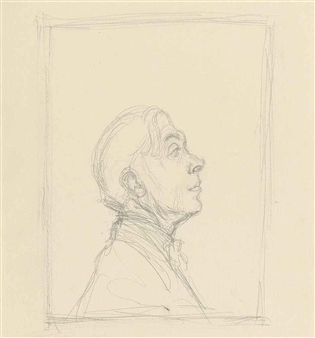Giacometti Alberto | Portrait de Pierre Reverdy de trois quarts droit ...