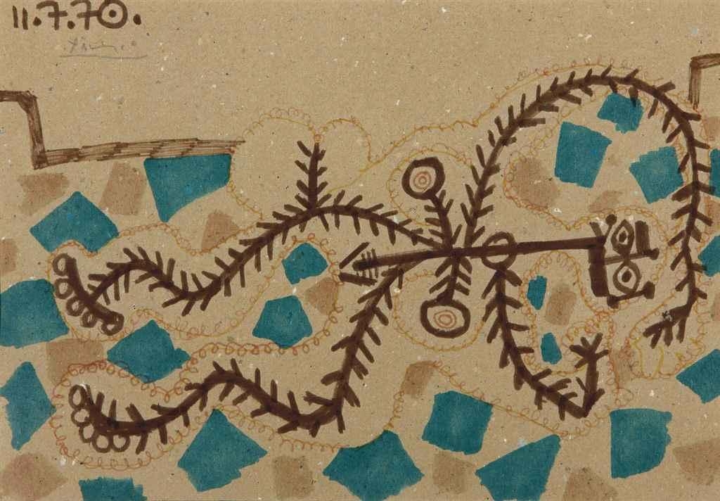 Pablo Picasso | Nu couché (1970) | MutualArt