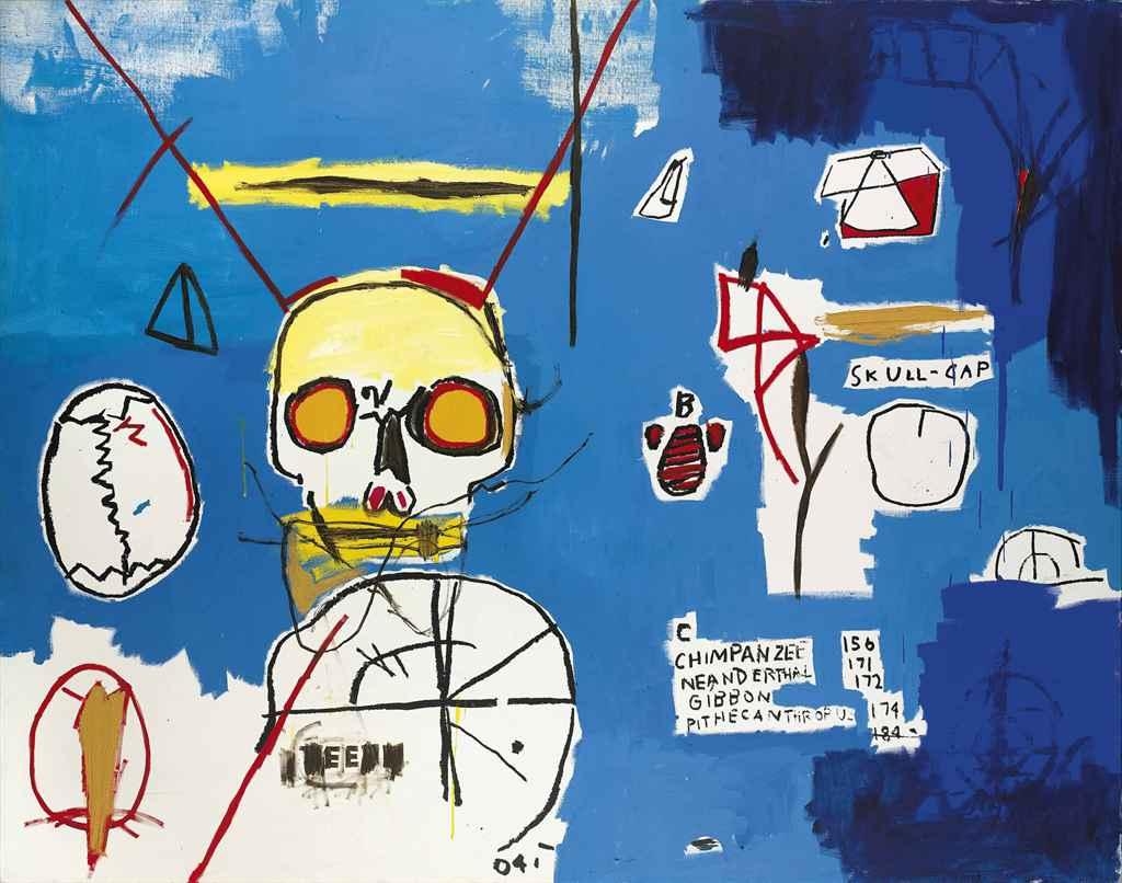 Jean-Michel Basquiat | Untitled (Skull B) (1984) | MutualArt