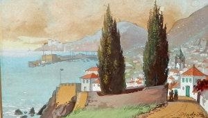 Max Römer | View of Madeira (1953) | MutualArt
