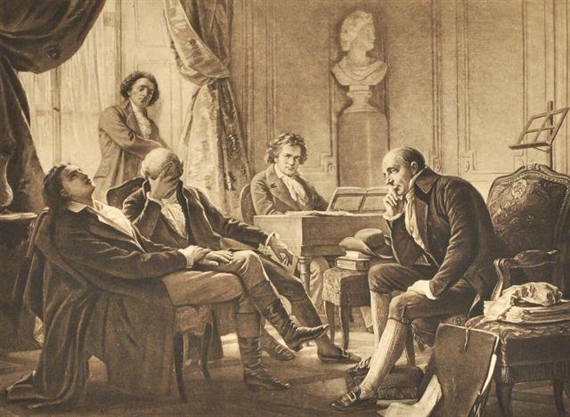 Albert Gräfle | Die Intimen bei Beethoven | MutualArt