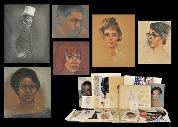 Ronald Carvell Meaux | A Large Collection of Portrait Studies (Circa ...