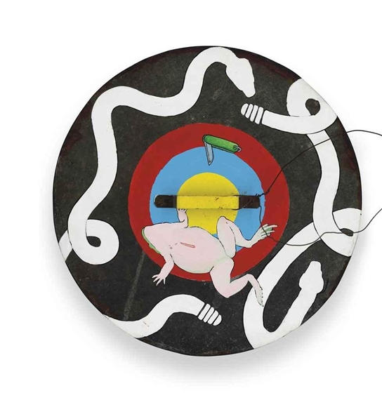 David Wojnarowicz | Frog Shield (1983) | MutualArt