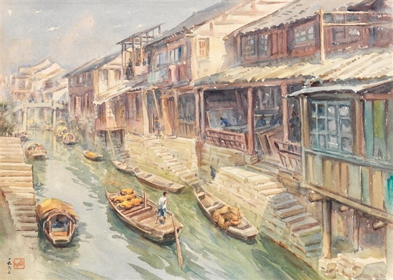 Sitong Pan | The Water Village | Artwork performance at auction | MutualArt