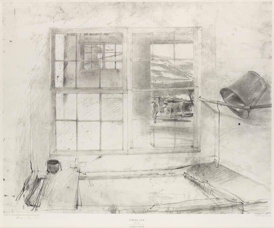Andrew Wyeth | Spring Fed (1976) | MutualArt
