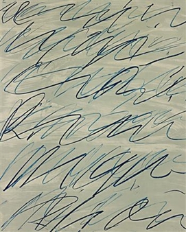 Cy Twombly | ROMAN NOTES I (1970) | MutualArt