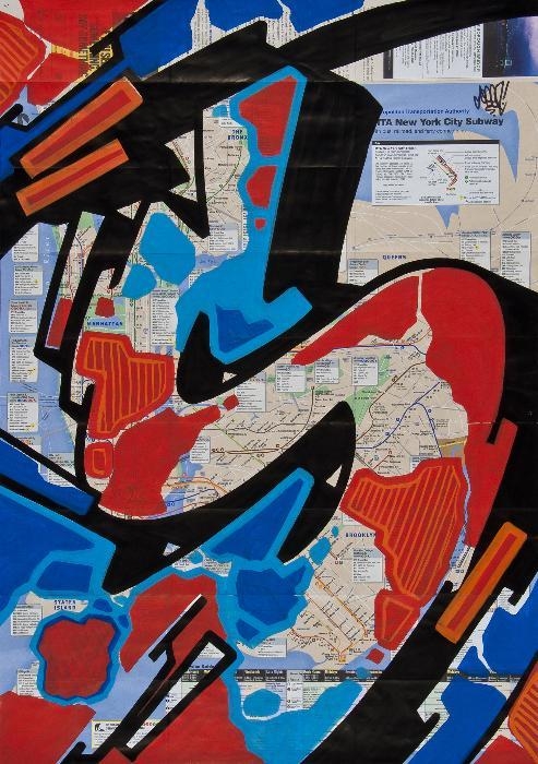 Richard Mirando | Subway Map | MutualArt