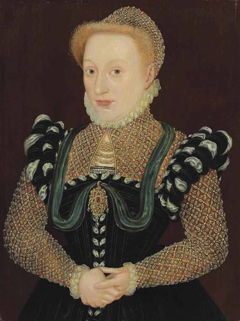 Master of the Countess of Warwick | Portrait of a Lady, head and ...