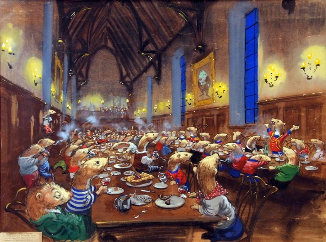 John Worsley | The Wildwooders Banquet at Toad Hall | MutualArt