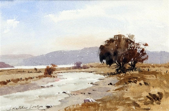James Fletcher Watson | River Varragill and Loch Portree, Scotland ...