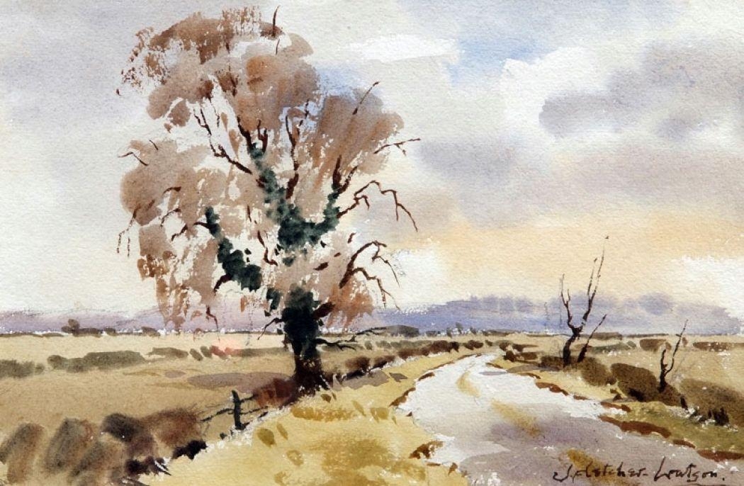 James Fletcher Watson | Road near Windrush, Oxfordshire | MutualArt