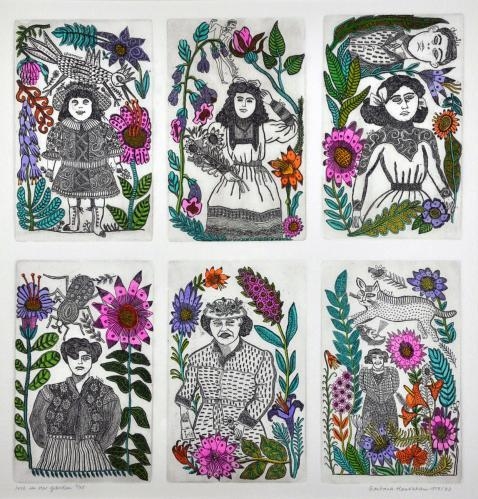 Barbara Hanrahan | Iris in Her Garden (1977) | MutualArt