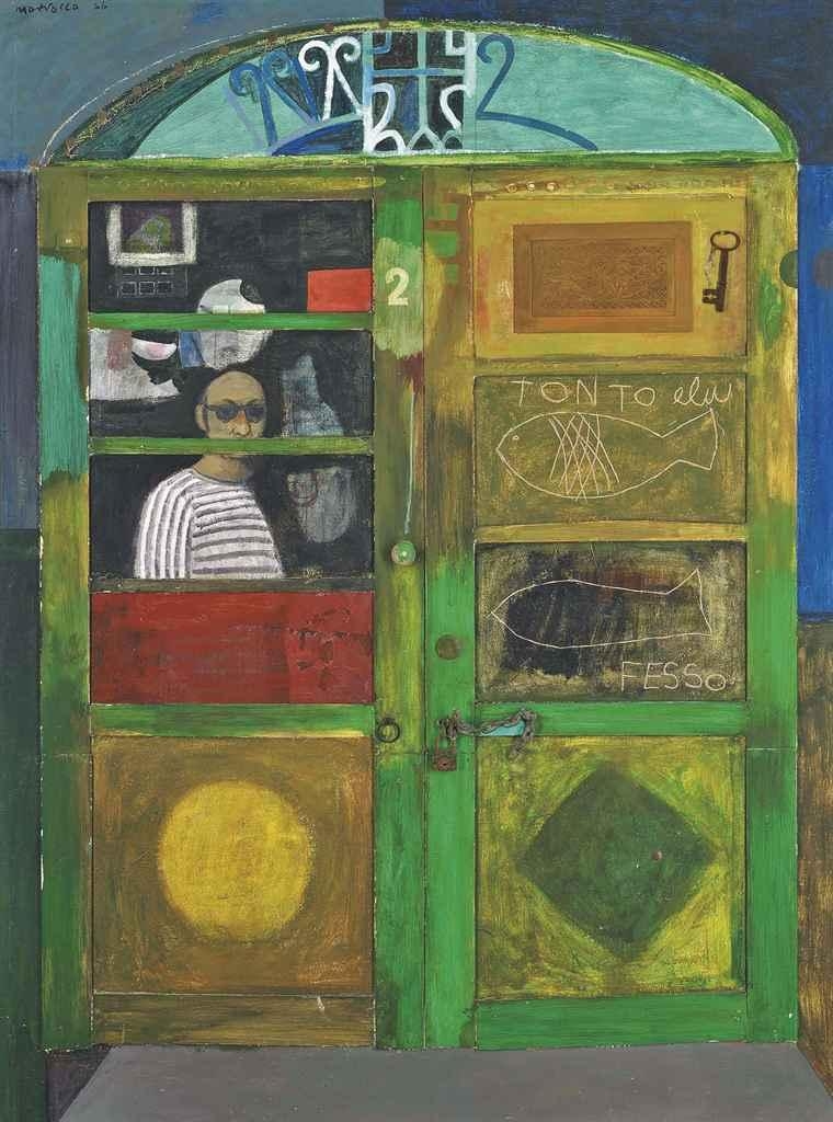 Alberto Morrocco | Study for Mural at Former Liff Hospital, Dundee ...