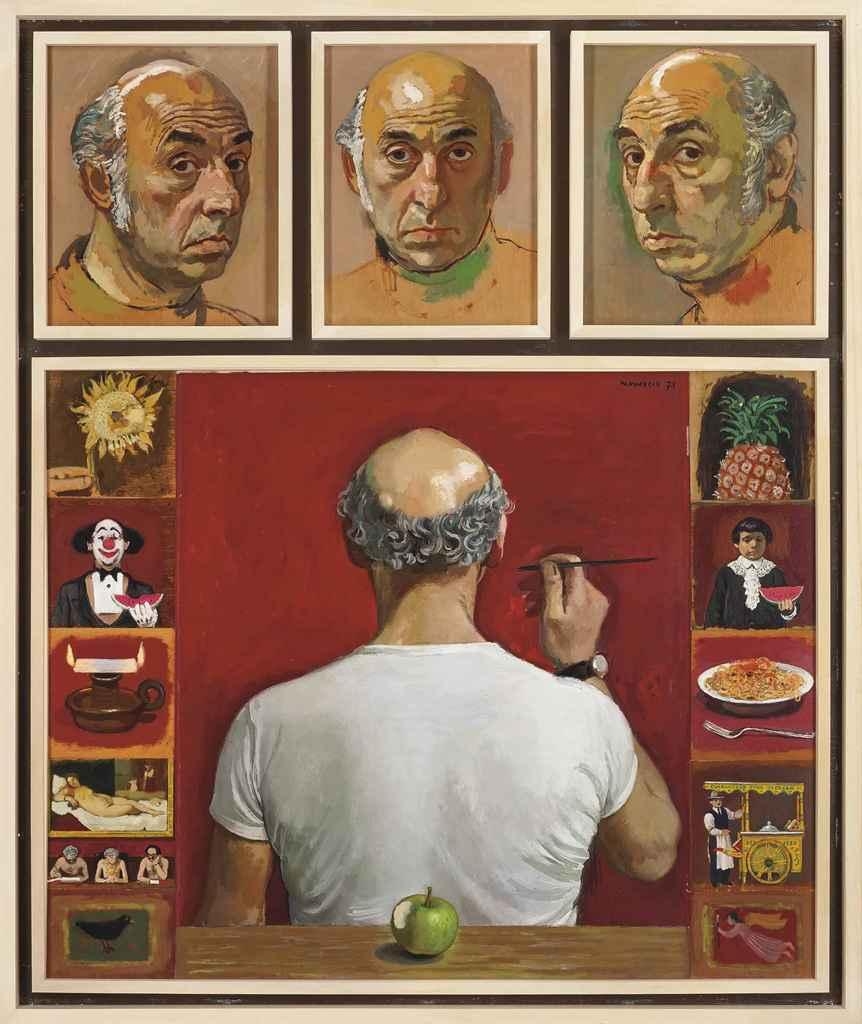 Alberto Morrocco | Binrock in the Snow (1977) | MutualArt