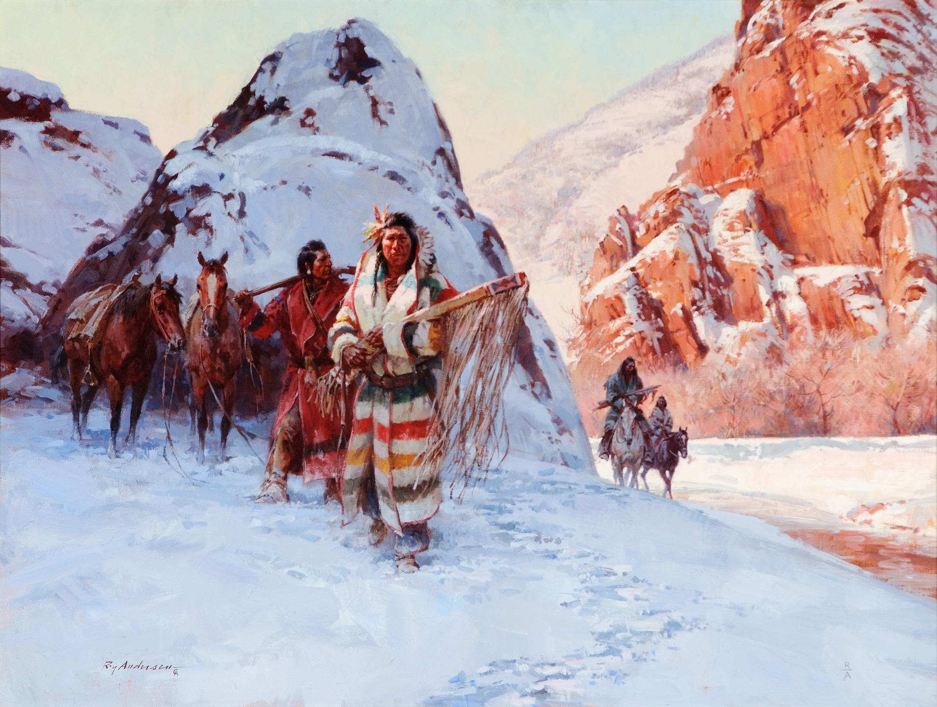 Roy Andersen | Running the Ponies | MutualArt