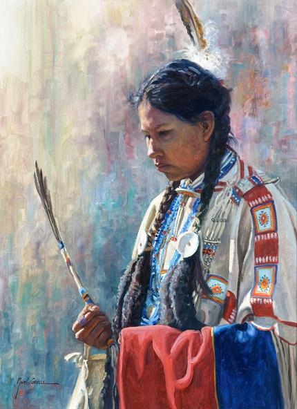 Martin Grelle | Cheyenne Dancer; Watching the Dance | MutualArt