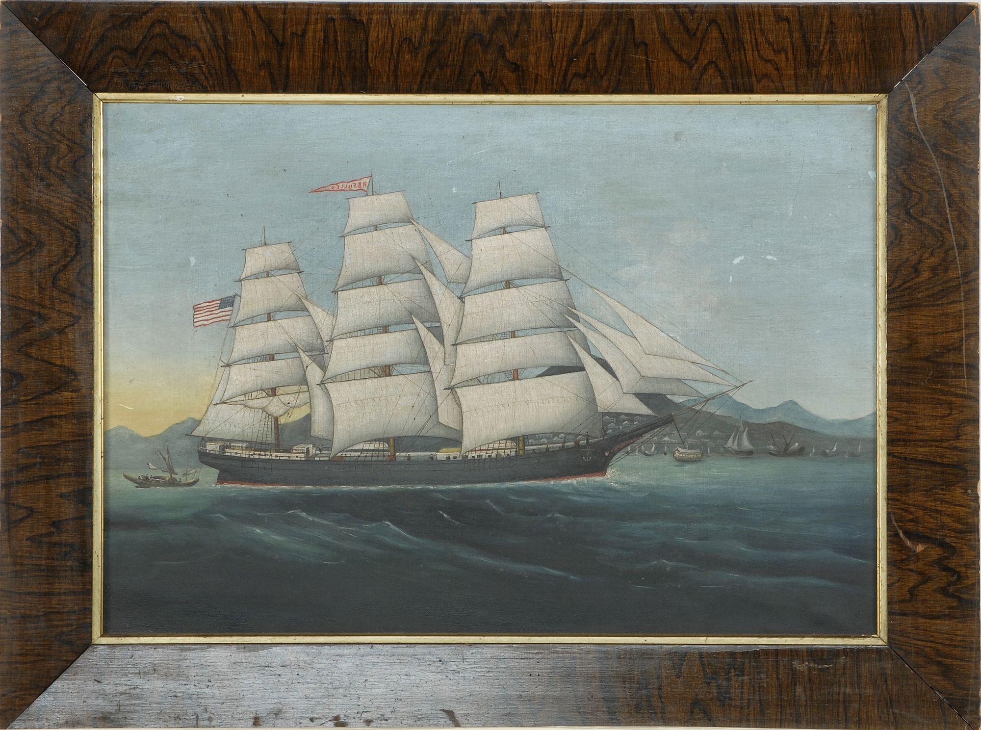 Chinese School, 19th Century | Portrait of the American clipper ship R ...