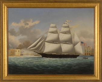 William Bygrave | Ship portrait of the bark White Wing (1854) | MutualArt