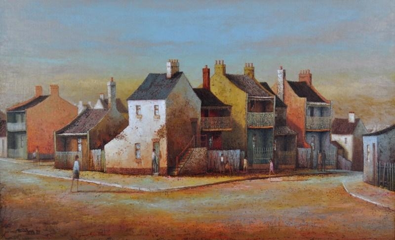 John Pointon | Back Street in Old Sydney (1981) | MutualArt