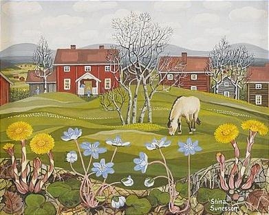Stina Sunesson | Våren, Tällberg | MutualArt