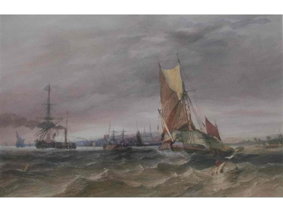 George Chambers | THE HAY BARGE | MutualArt