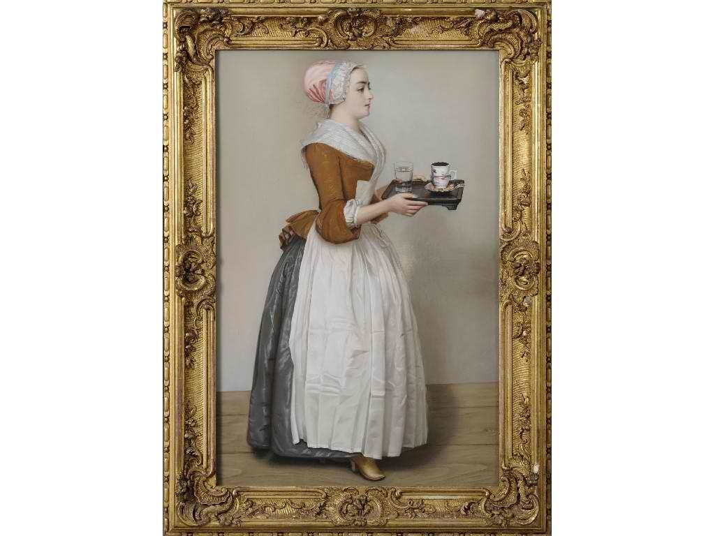 Jean-Étienne‏ Liotard | LA BELLE CHOCOLATIERE | MutualArt