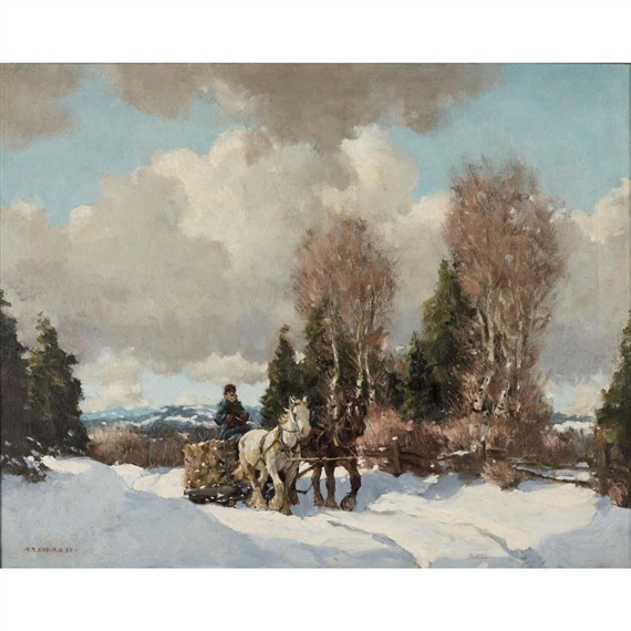 Frederick Simpson Coburn | A Sunny Day in the Laurentians | MutualArt