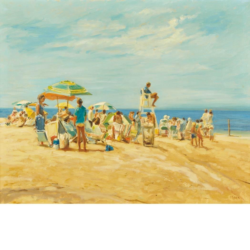 Marie Stobbe | A Day at the Beach | MutualArt