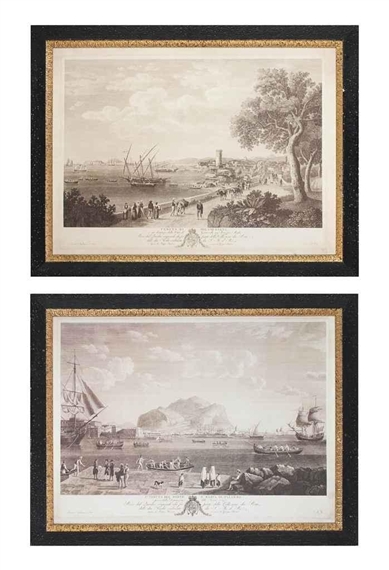 Jacob Philippe Hackert | Engravings of views of naples | MutualArt