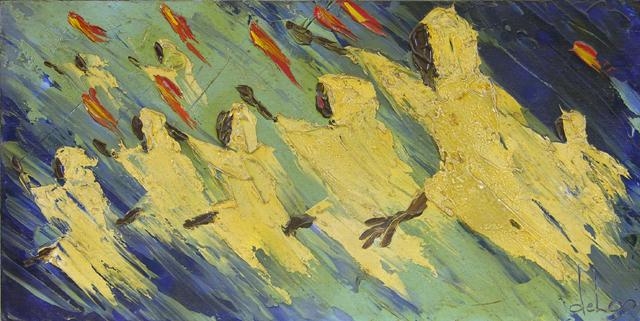 Margret De Loo | Flambeau Carriers | MutualArt