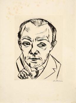 Max Beckmann | Self Portrait 1920 (1920) | MutualArt