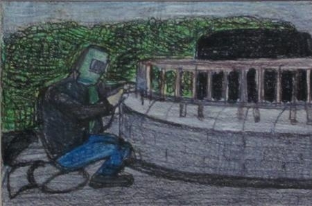 Richard J. Wawro | The Welder (1975) | MutualArt